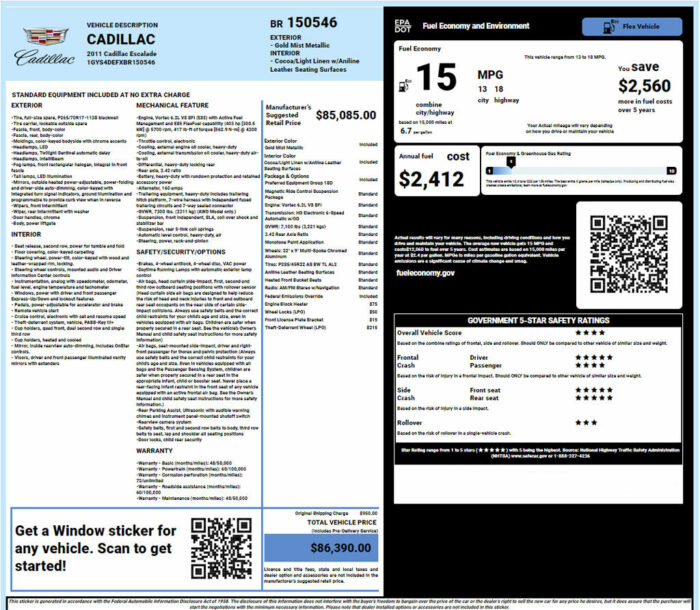 How to Get a Window Sticker from a VIN Number in 2025
