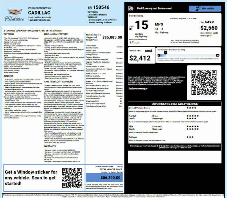 How To Get a Window Sticker From a VIN Number? Guide for 2023