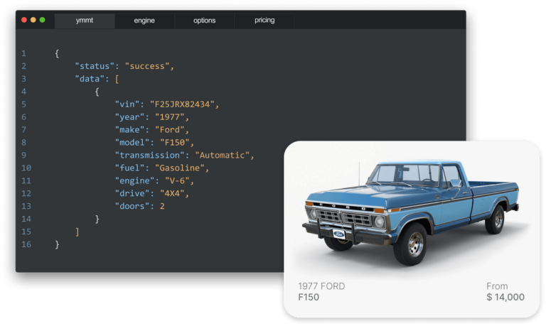 Classic VIN Decoder API: Vintage and Old Vehicle VIN Checks