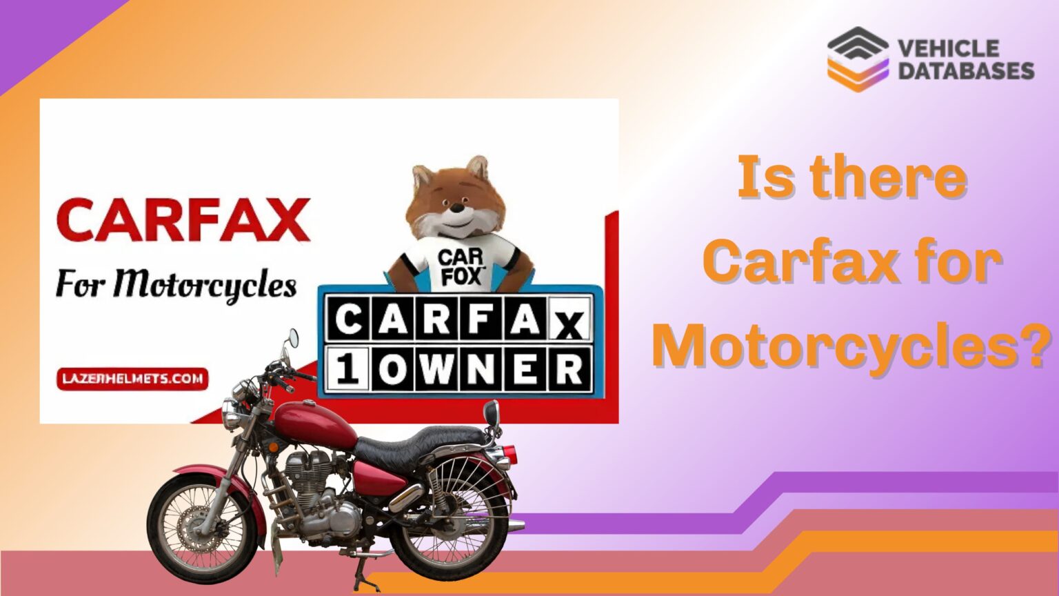 Is there a Carfax for Motorcycles? Find Out Where to Get It